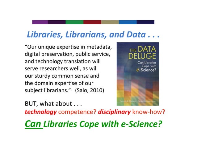Evaluating Library Capacity to Manage Research Data | PPT