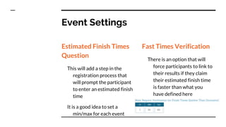 RunSignUp Corral Management System | PPT