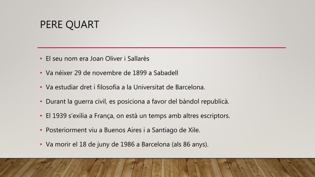 Corrandes exili | PPT