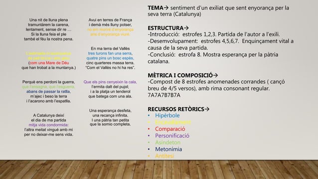 Corrandes exili | PPT