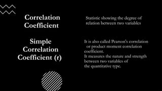 Correlation and regression with Formulas and examples | PPT