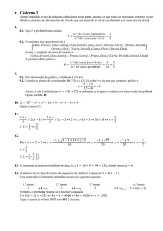 Proposta de Resolução da Prova Final de Matemática 9.º Ano, 1.ª fase ...