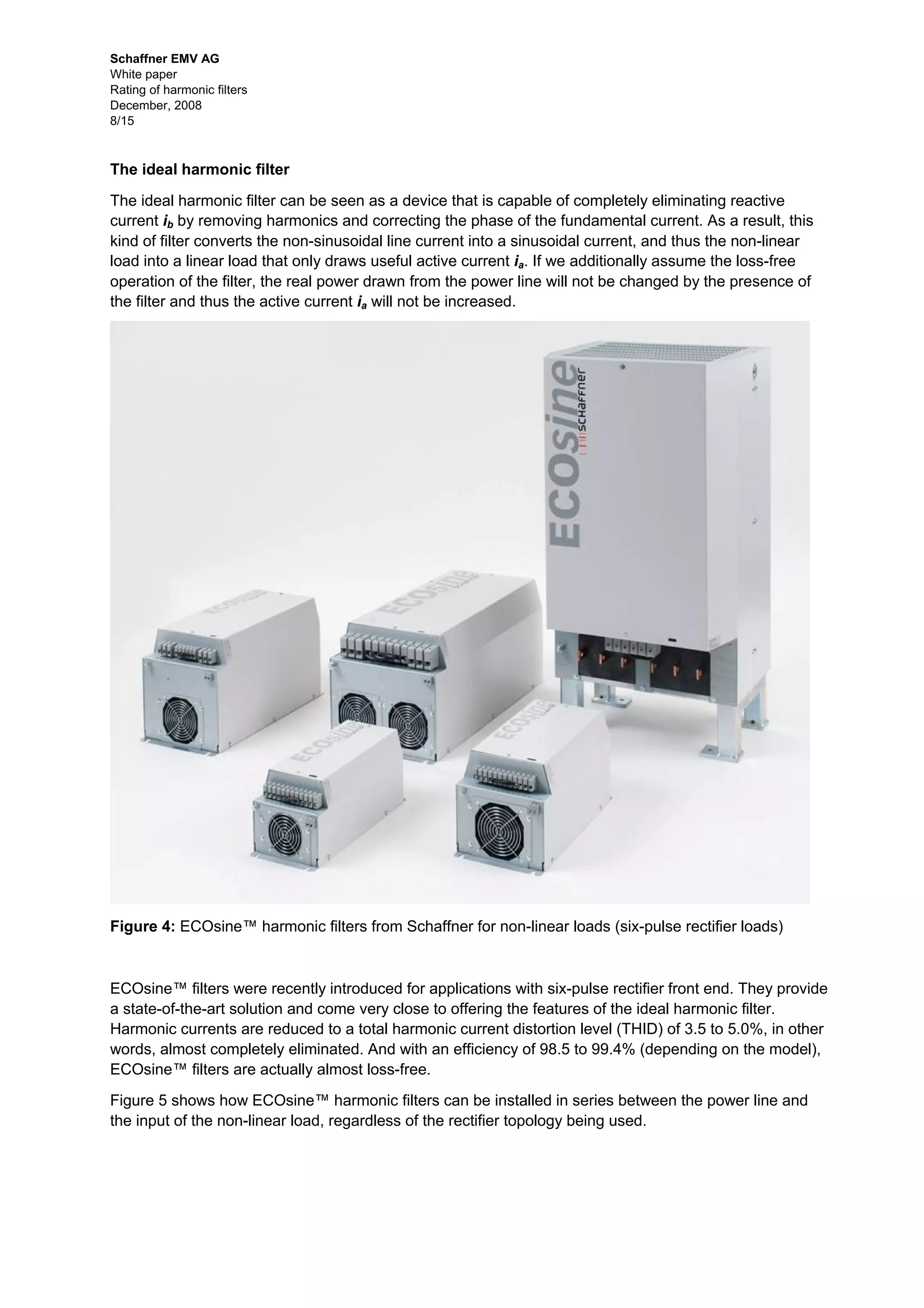 Porper selection of Active & Passive harmonic filters | PDF