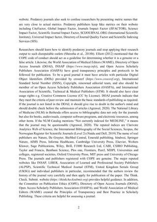 Authors beware! Predatory publishing is worthless | PDF