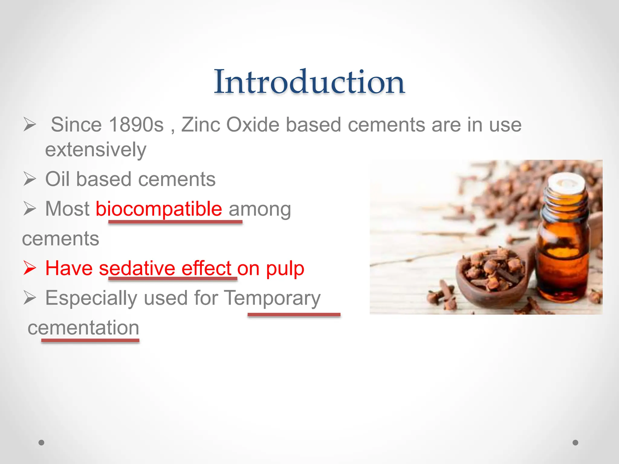 Zinc Oxide Eugenol Cement | PPTX