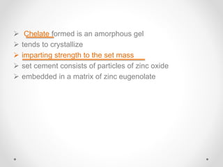 Zinc Oxide Eugenol Cement | PPTX