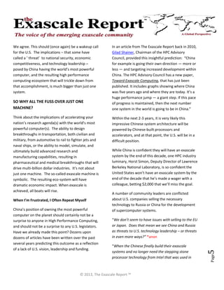 Exascale Crusaders Prepare for Battle on Capitol Hill | PDF | Computing ...