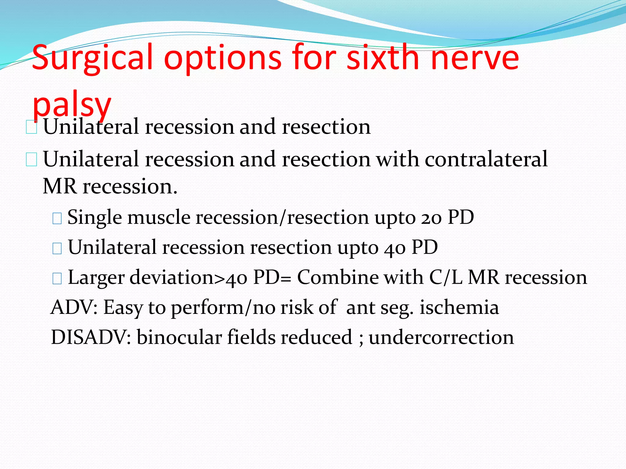 traumatic abducent nerve palsy | PPTX