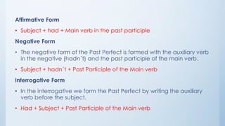 Past Perfect | PPTX