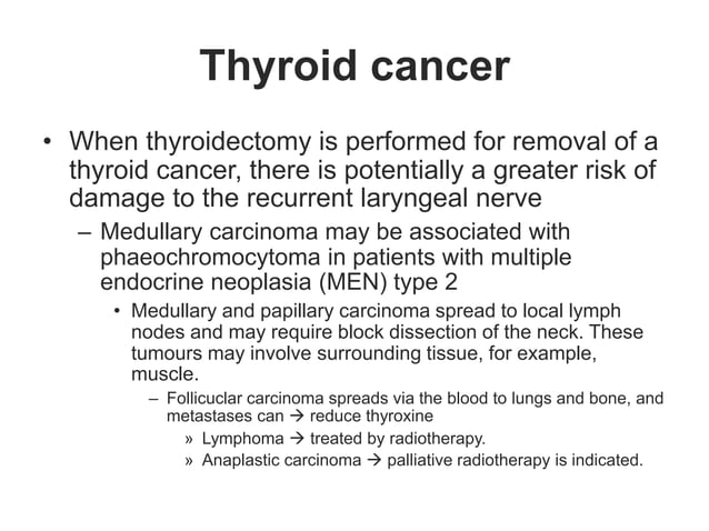thyroid diseases and anesthesia management | PPTX