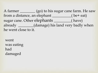 Correct form of the verb | PPTX