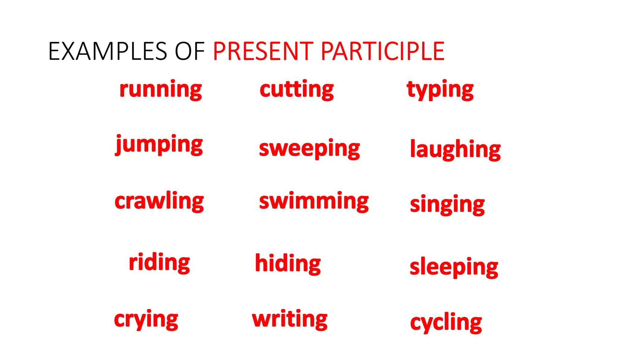 Correct form of the verb explained | PPTX