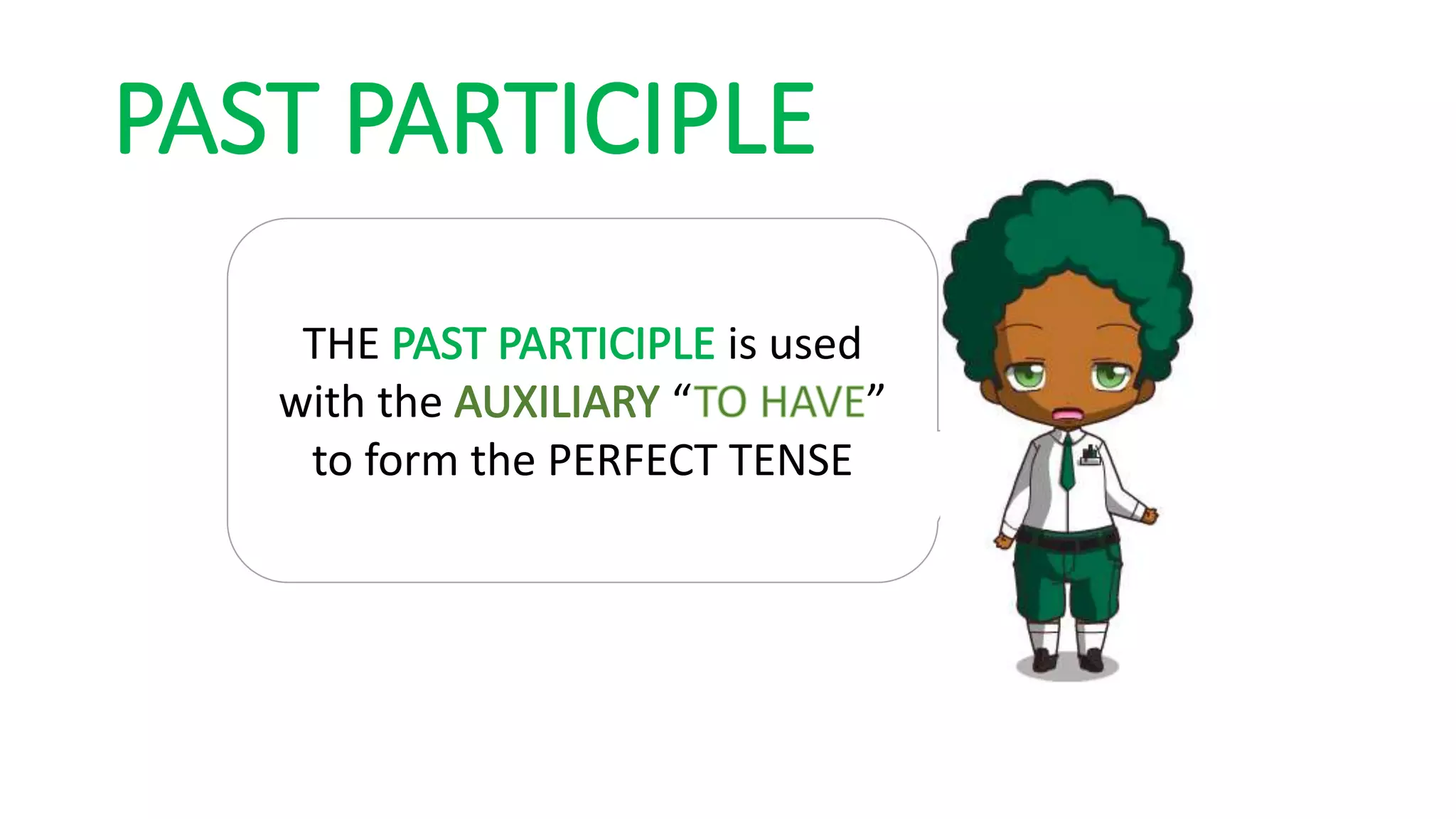 Correct form of the verb explained | PPTX