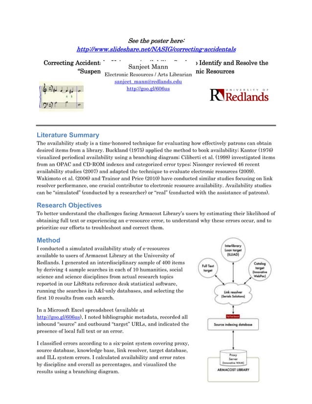 Correcting Accidentals - text from powerpoint | PDF