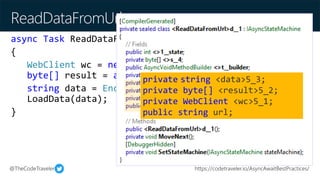 Correcting Common Async Await Mistakes in .NET | PPT