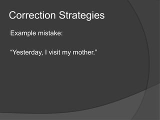 Correcting errors in elt | PPTX