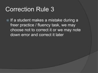 Correcting errors in elt | PPTX