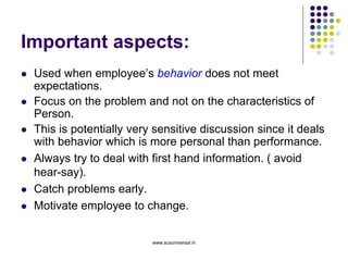 Correcting Performance & Behaviour Problem ... For Staff Members | PPTX