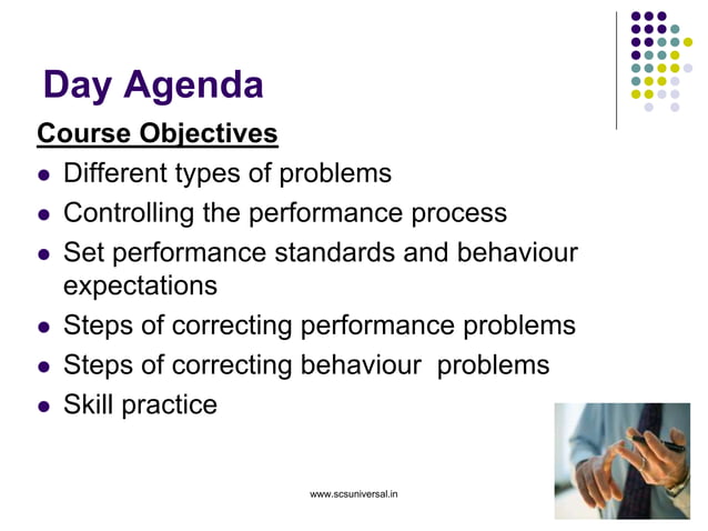 Correcting Performance And Behaviour Problem For Staff Members Ppt