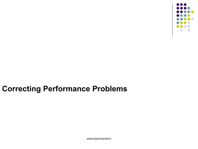 Correcting Performance And Behaviour Problem For Staff Members Ppt
