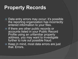 Correcting your Public Records | PPTX