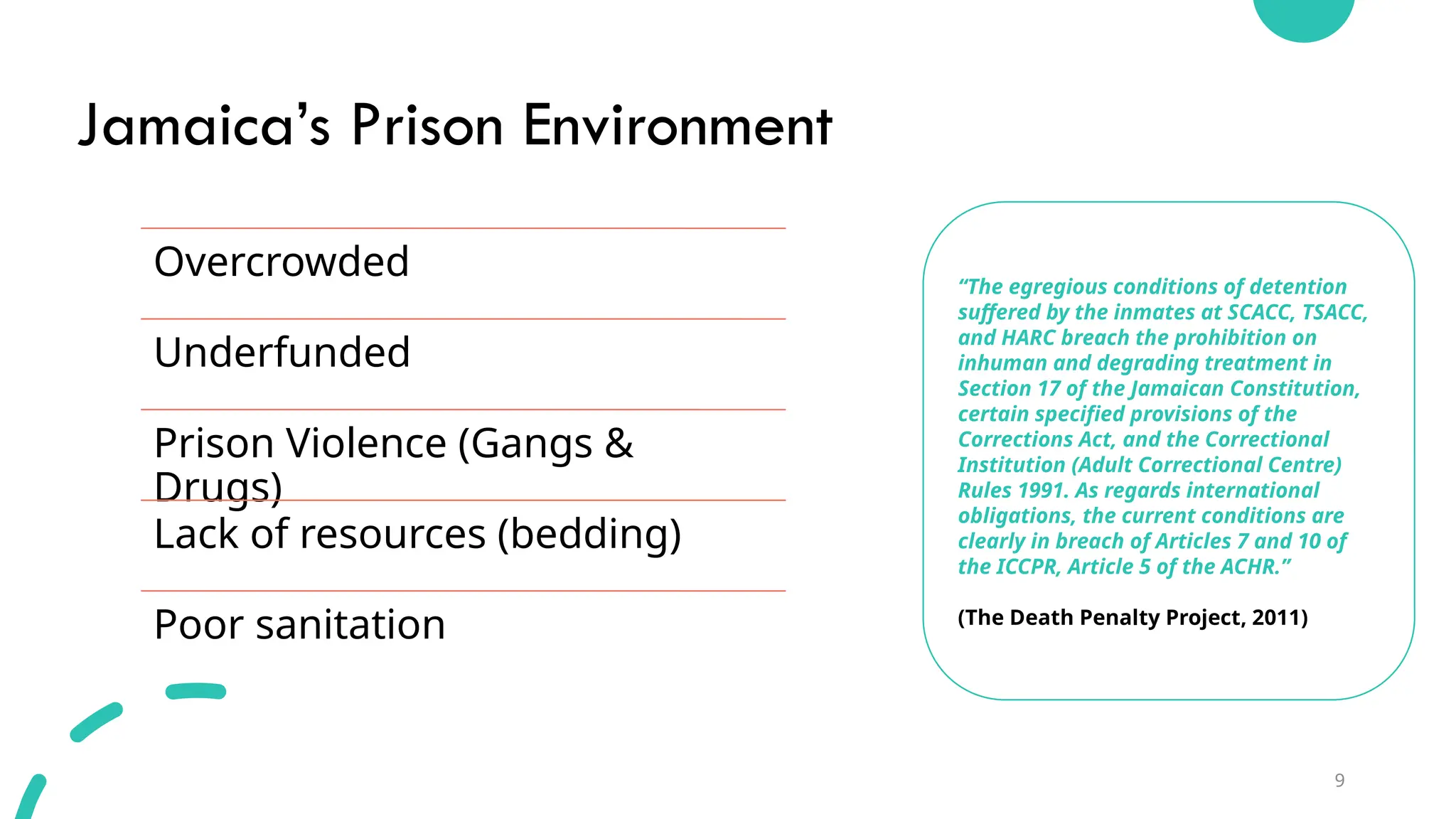 CORRECTIONAL OFFICERS- Work Conditions in the Jamaican Context | PPTX
