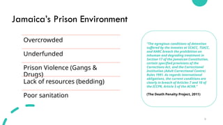 CORRECTIONAL OFFICERS- Work Conditions in the Jamaican Context | PPTX