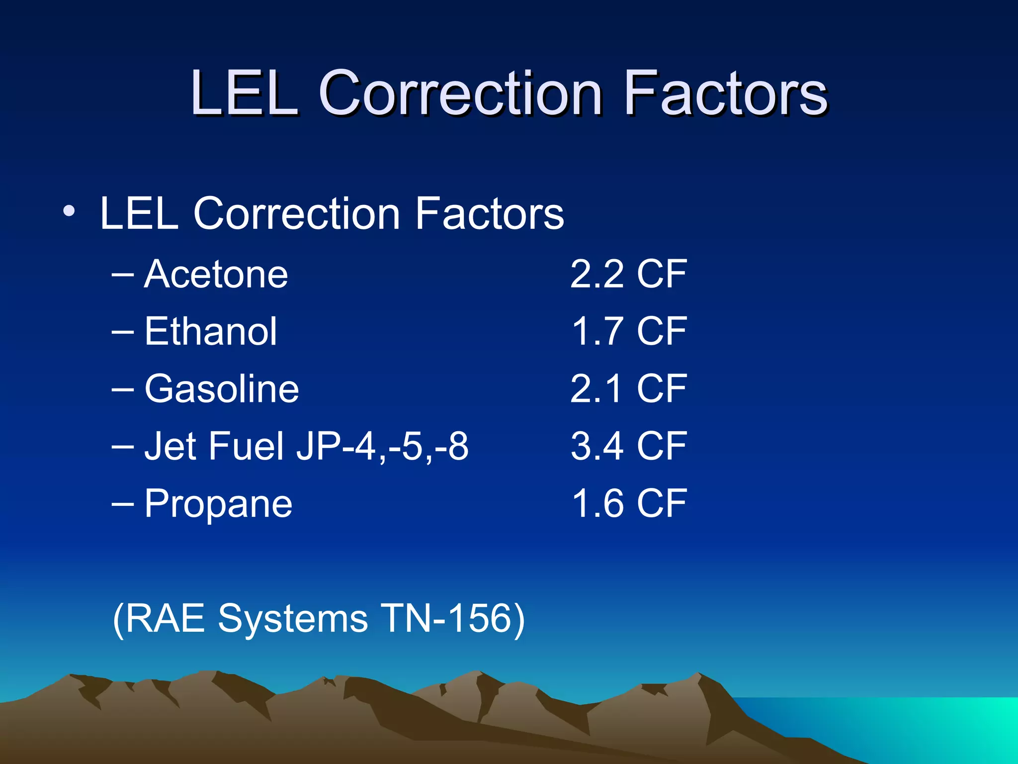 Correction factors basics | PPT