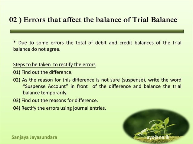 Correction Of Accounting Errors Pdf Phone Services Home Utilities