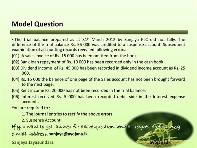 Correction Of Accounting Errors Pdf Phone Services Home Utilities