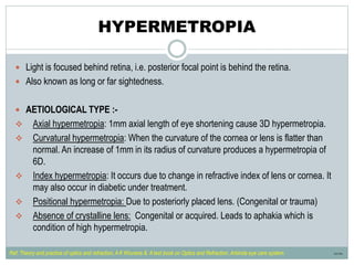 Correction of ametropia | PPTX
