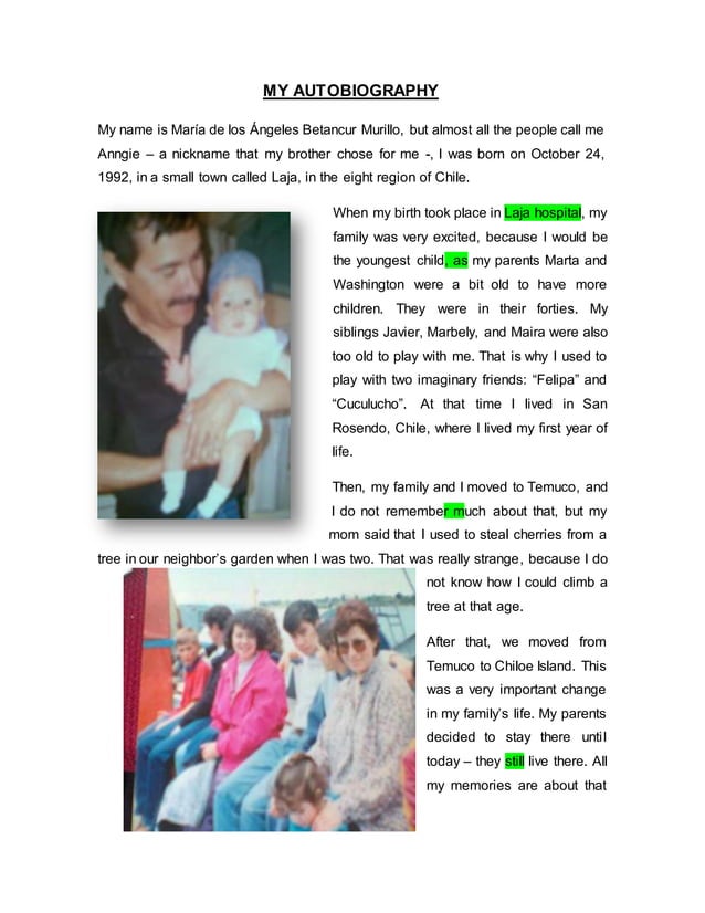 Corrections eportf my autobiography | PDF