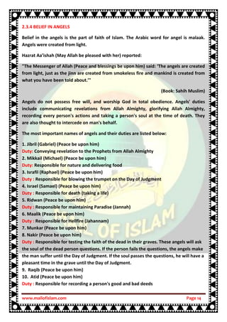 Learn Correct Islamic Faith through Mail of Islam | PDF