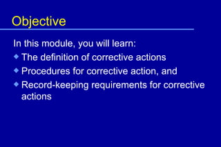 Corrective action | PPT
