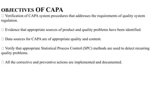 Corrective actions and preventive actions | PPTX