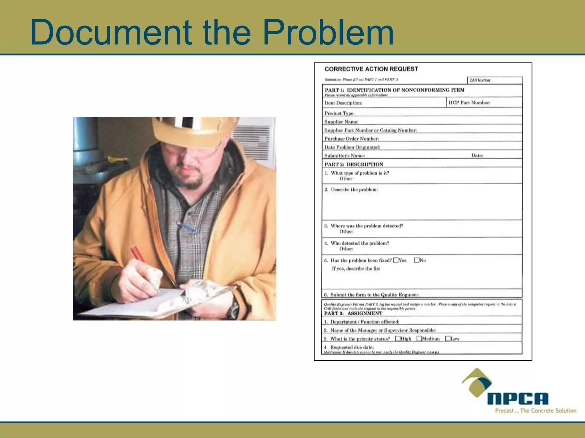 Corrective Action And Root Cause Analysis | PPTX