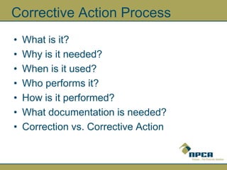 Corrective Action And Root Cause Analysis | PPTX