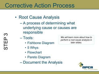 Corrective Action And Root Cause Analysis | PPTX