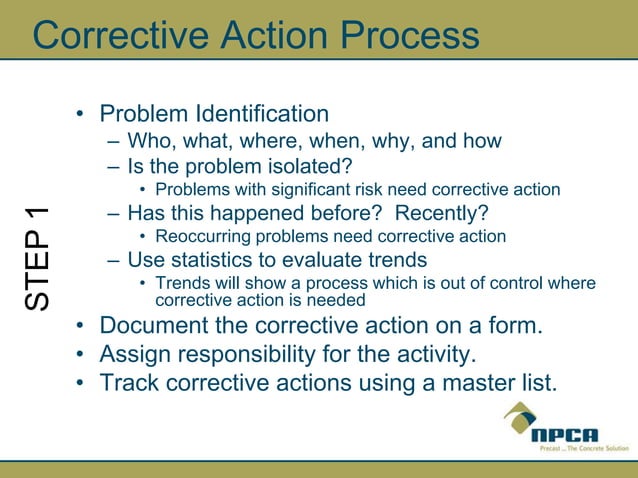 Corrective Action And Root Cause Analysis | PPT
