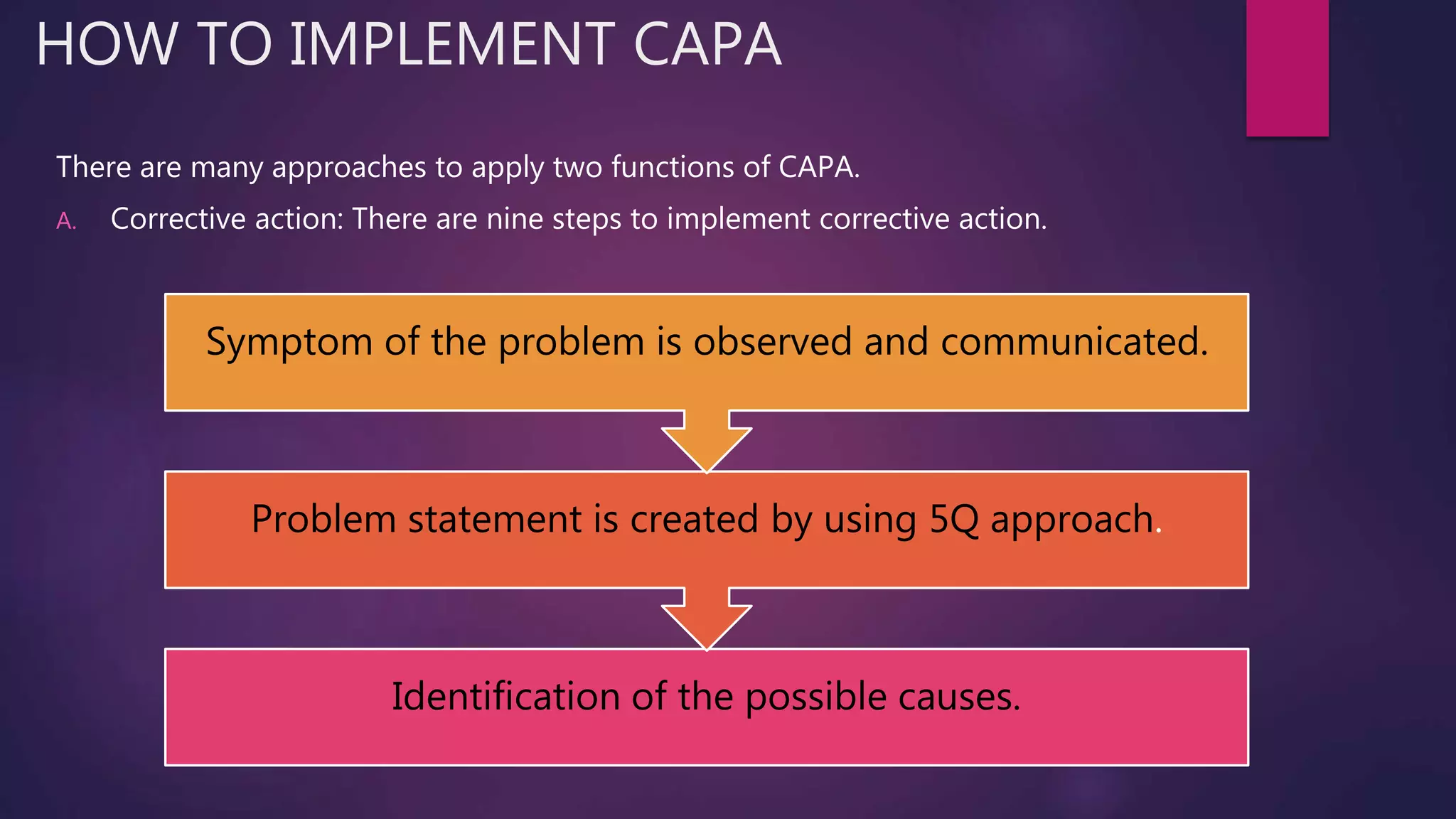 Corrective action preventive action (capa) | PPTX