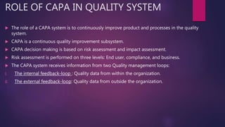 Corrective action preventive action (capa) | PPTX