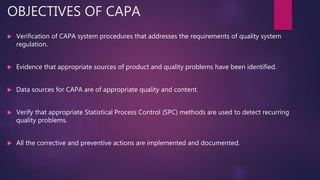 Corrective action preventive action (capa) | PPTX