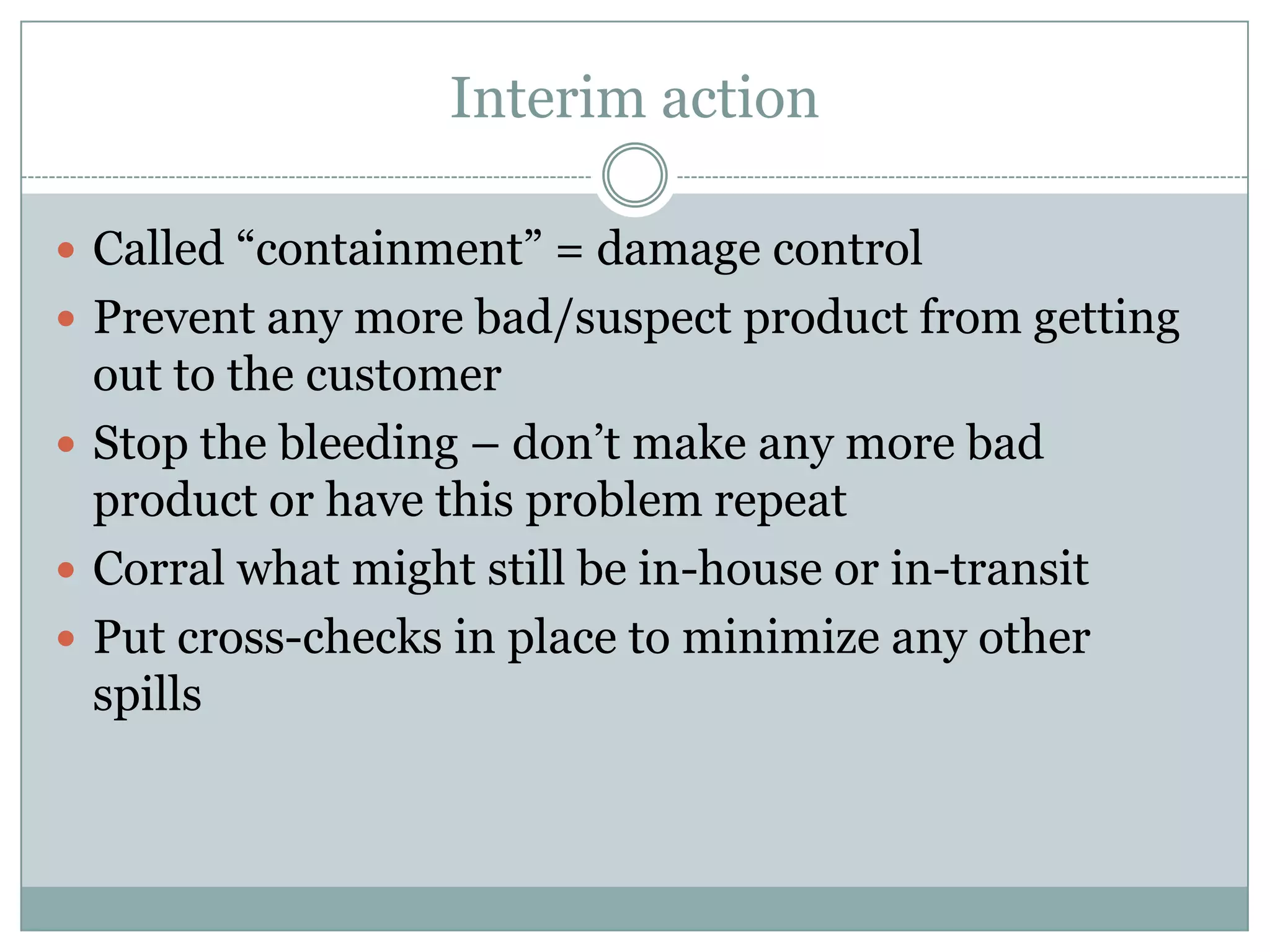 Corrective action training april 2013 | PPTX