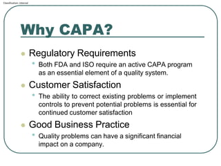 Corrective and Preventive Actions | Gaurav Singh Rajput | PPT