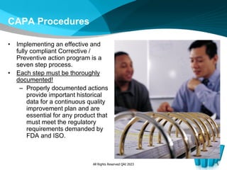 Corrective and Preventive Actions | PDF