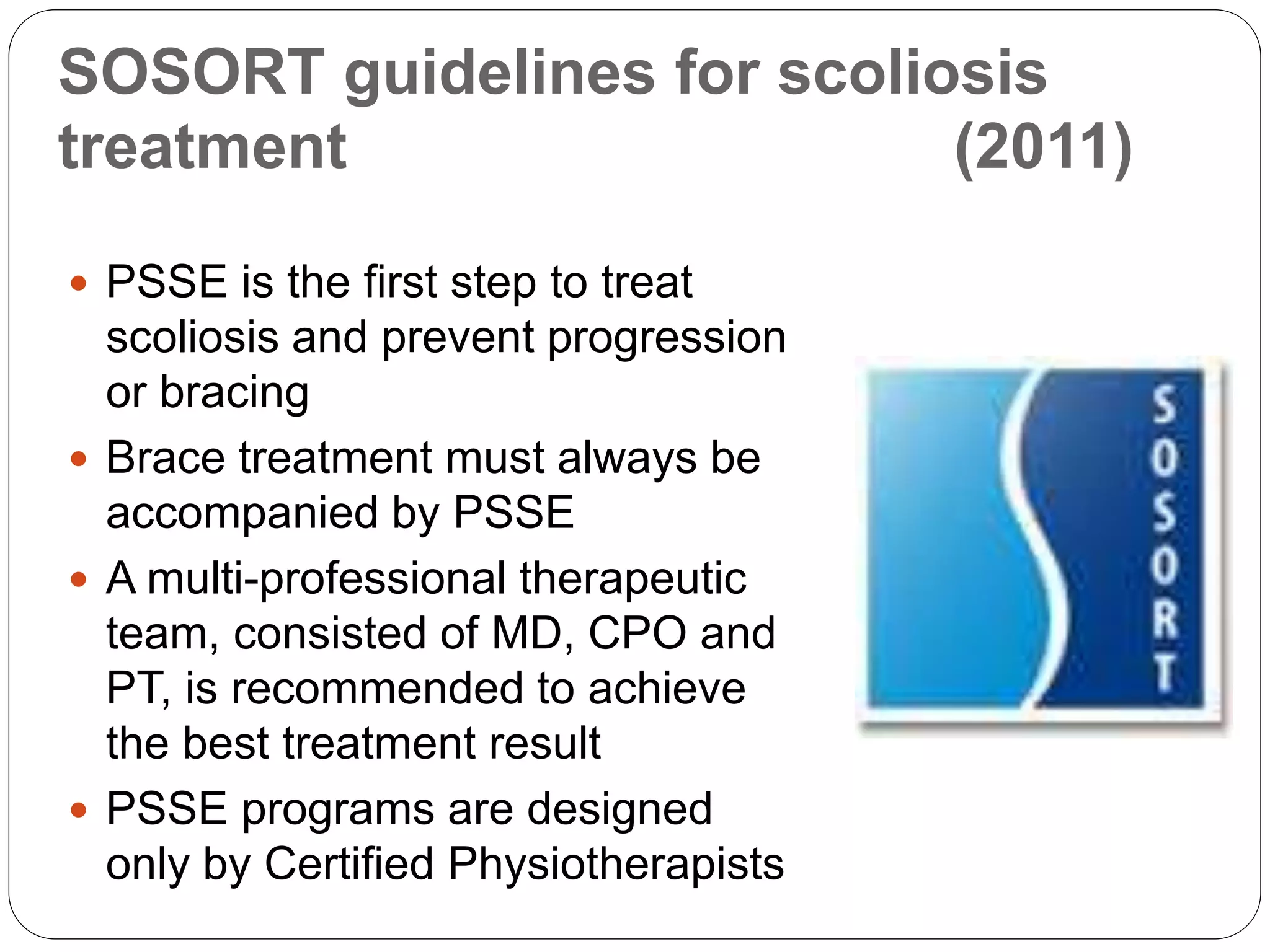 Corrective exercises in the treatment of scoliosis | PPTX
