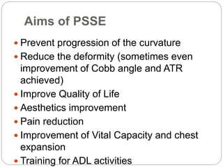 Corrective exercises in the treatment of scoliosis | PPTX