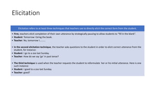 Corrective feedback in teaching pronunciation | PPTX