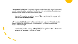 Corrective feedback in teaching pronunciation | PPTX