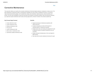 Corrective maintenance (bh1) | PDF